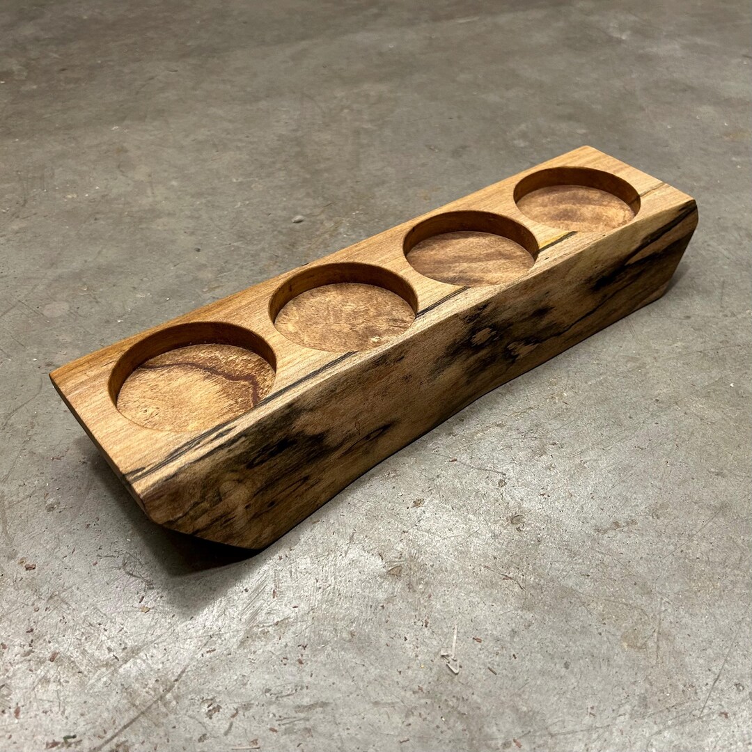 Rustic Beer Flight With Glasses Tasting Flight Sampling Board Whiskey ...