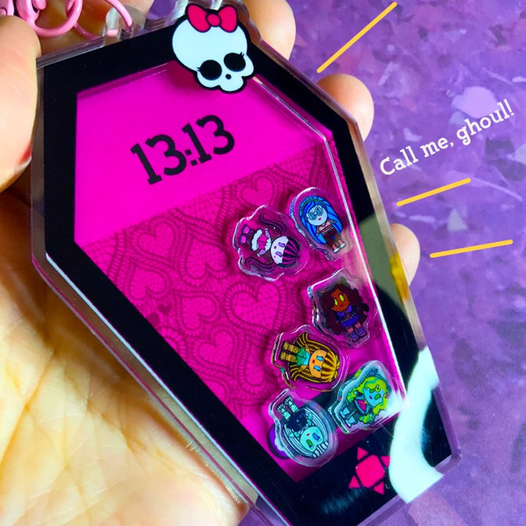 Monster Coffin Phone Shaker Keychain - Etsy