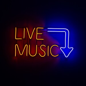 LIVE MUSIC Neon Sign, Neon Music Sign, Music Studio Decor - Etsy