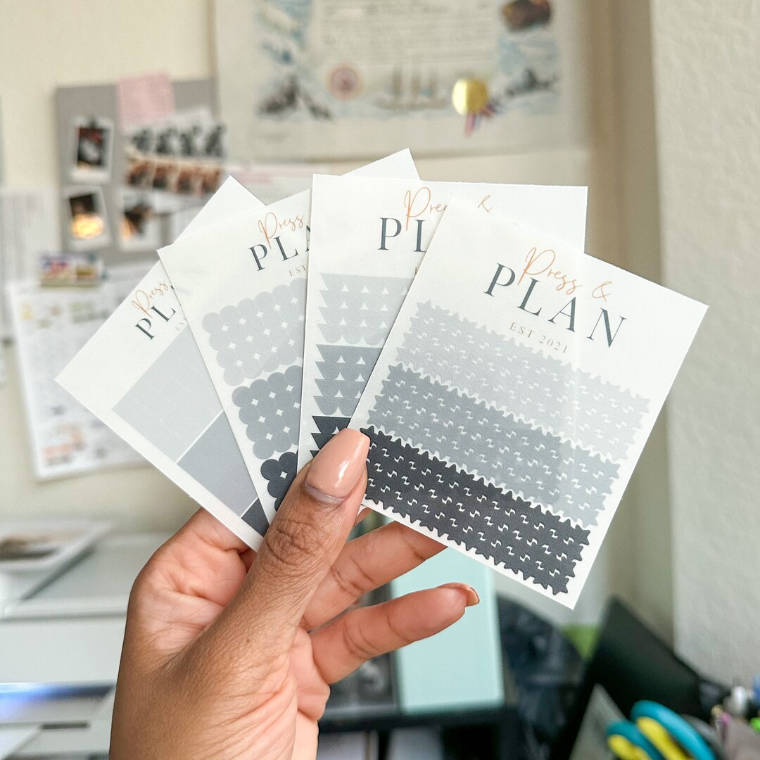 Mini Shapes Sticker Sheets - Etsy