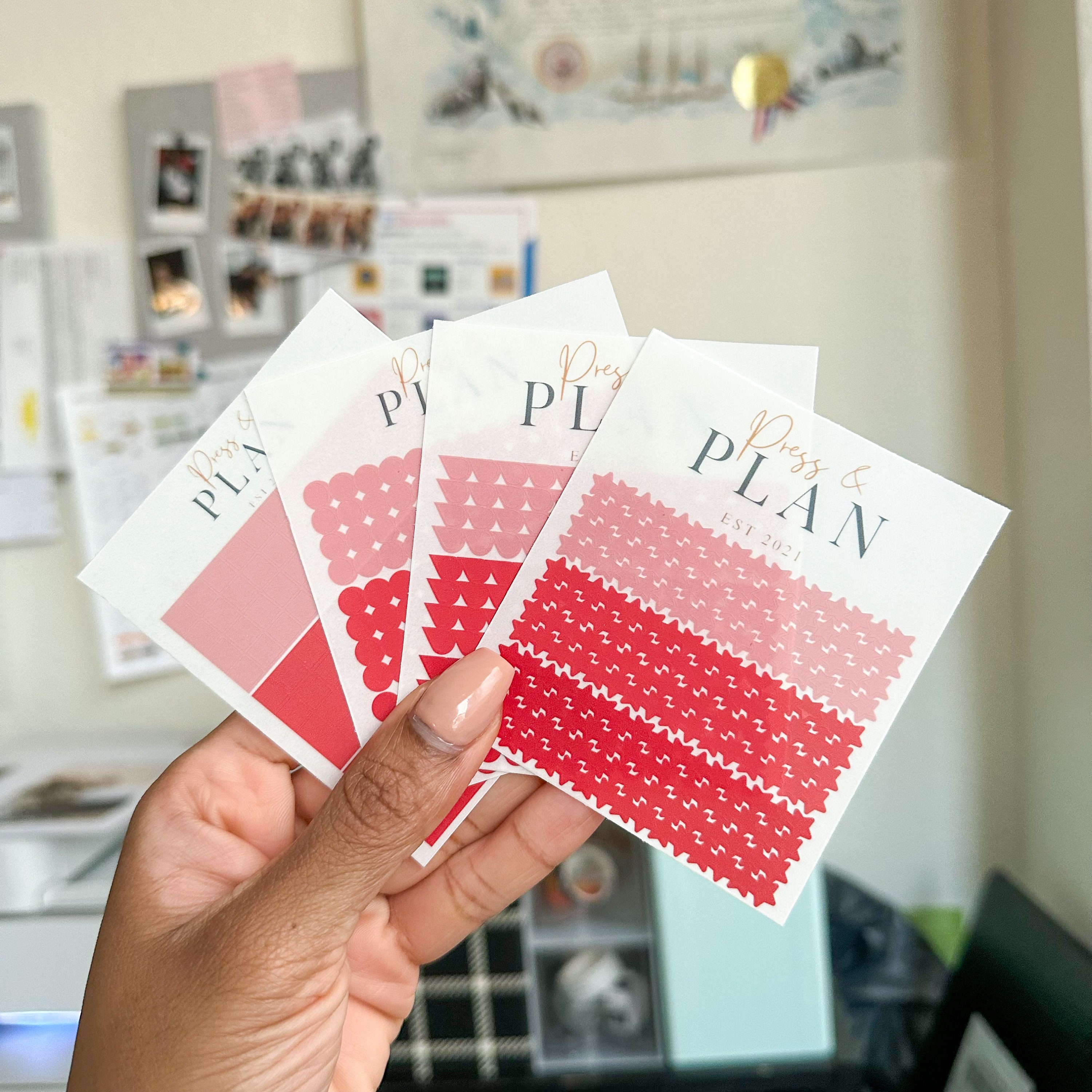 Mini Shapes Sticker Sheets - Etsy