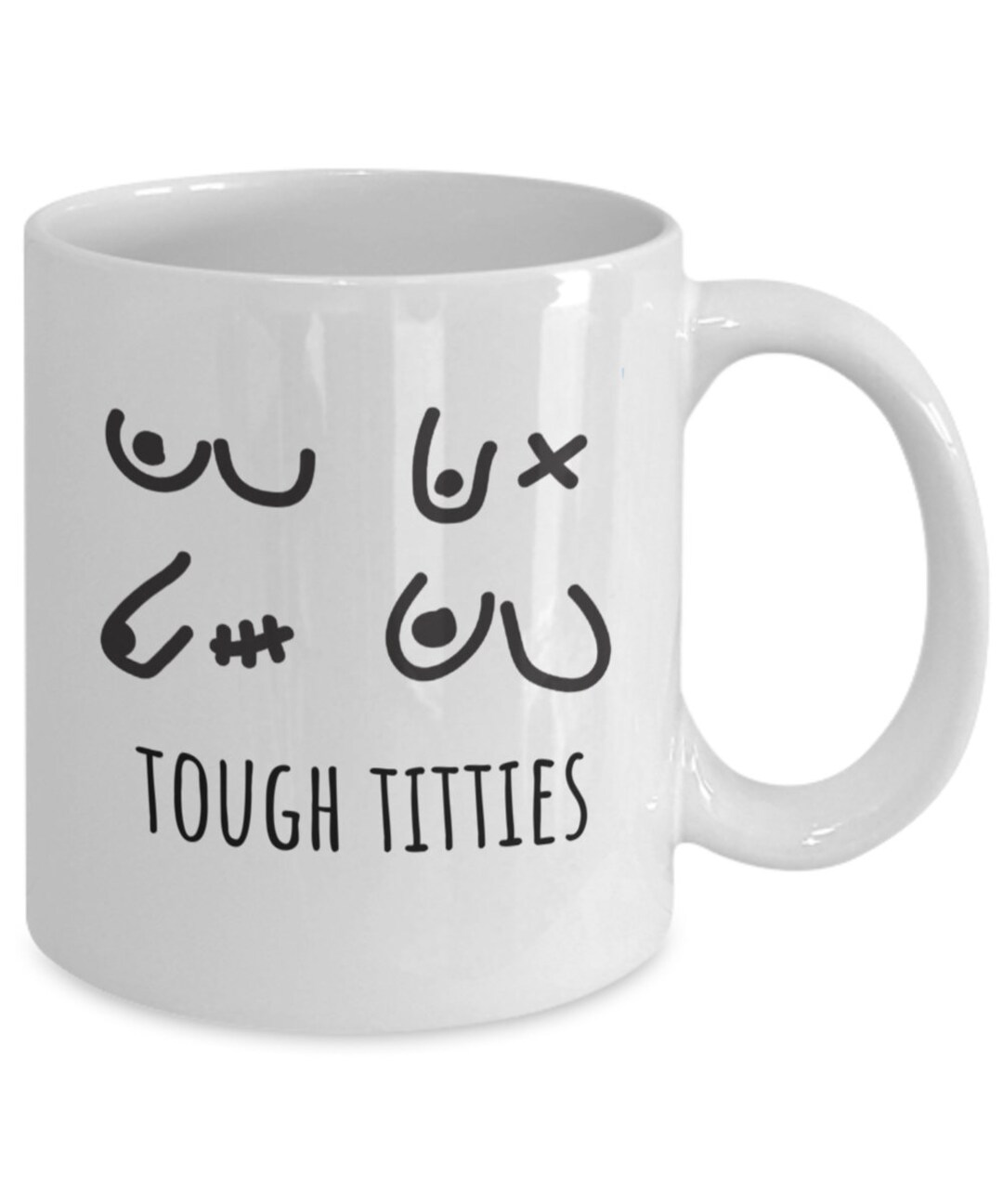 Tough Titties Mug Boob Mug Boobs Mug Boob Cup Feminist Mug Boob Ceramic Mug Breast Cancer Mug ...