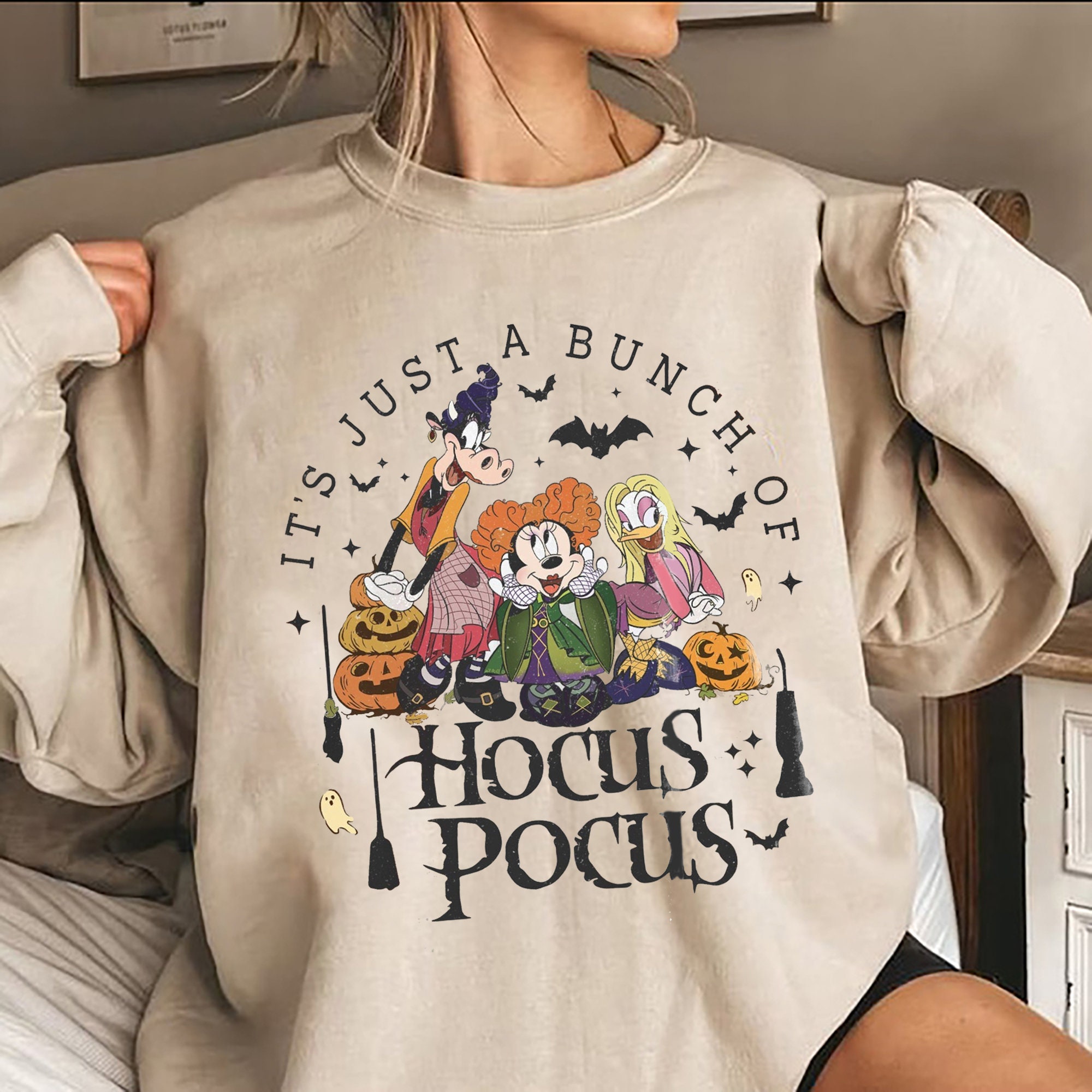 Vintage It's Just a Bunch of Hocus Pocus Sweatshirt - Etsy
