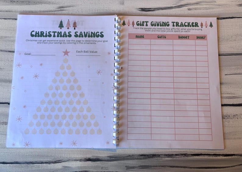 Christmas Planner/journaling Book - Etsy
