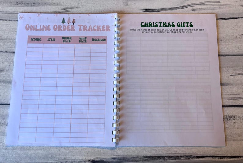 Christmas Planner/journaling Book - Etsy
