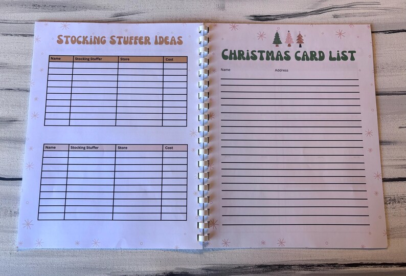 Christmas Planner/journaling Book - Etsy