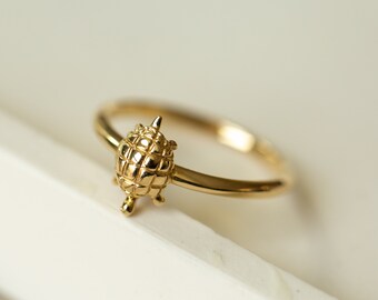 Tortoise Gold Ring - Etsy