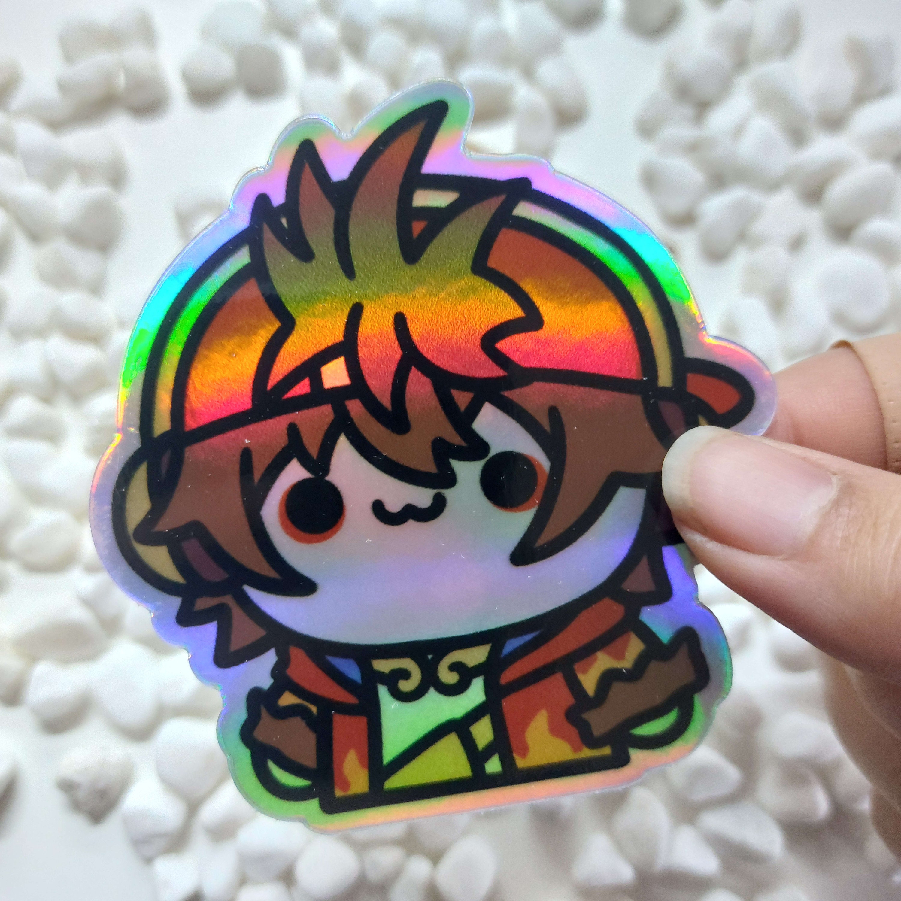 Vtuber Wiggle Kenji Holographic Sticker - Etsy