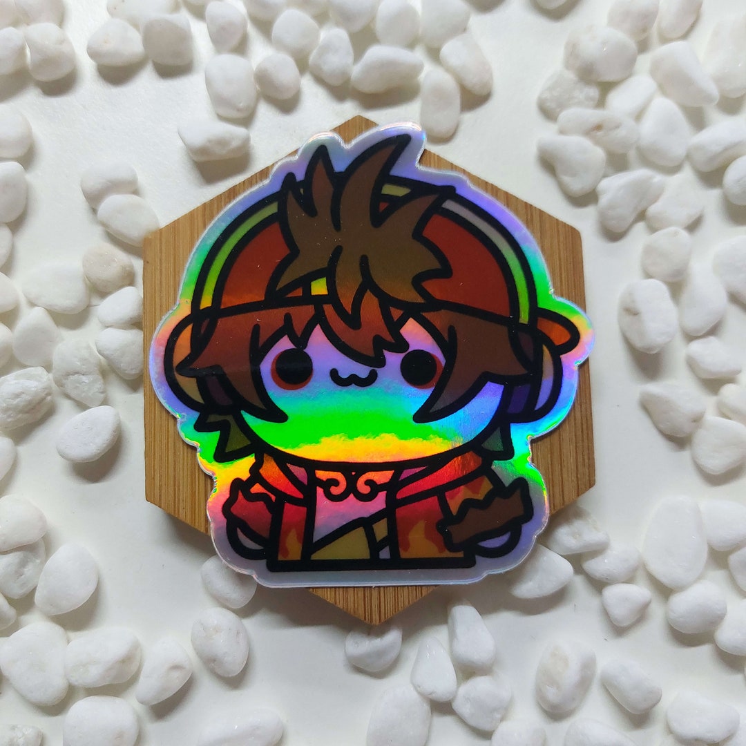 Vtuber Wiggle Kenji Holographic Sticker - Etsy