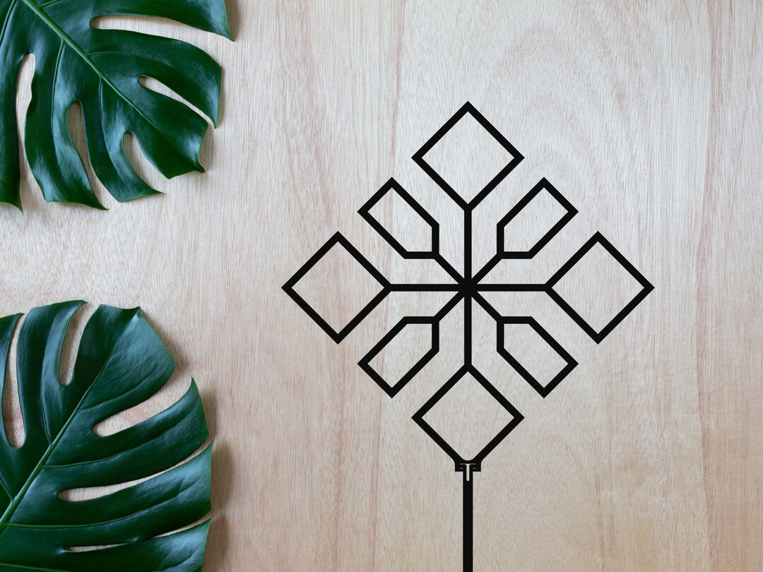 Geometric Indoor Houseplant Trellis or Decoration | 3D Printed ...