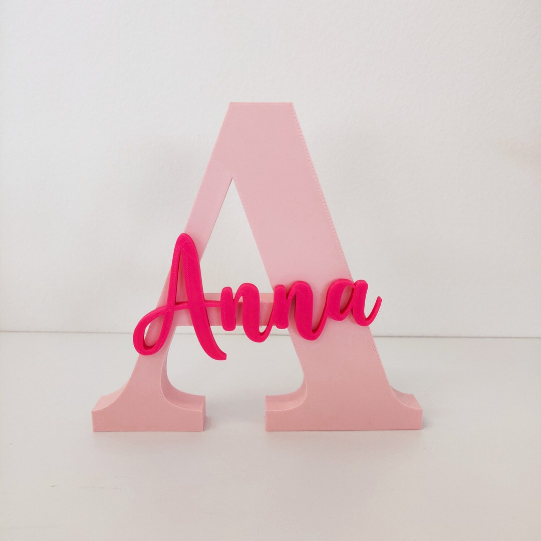 Personalized Freestanding Letter, Newborn, New Baby, Nursery Room, New ...