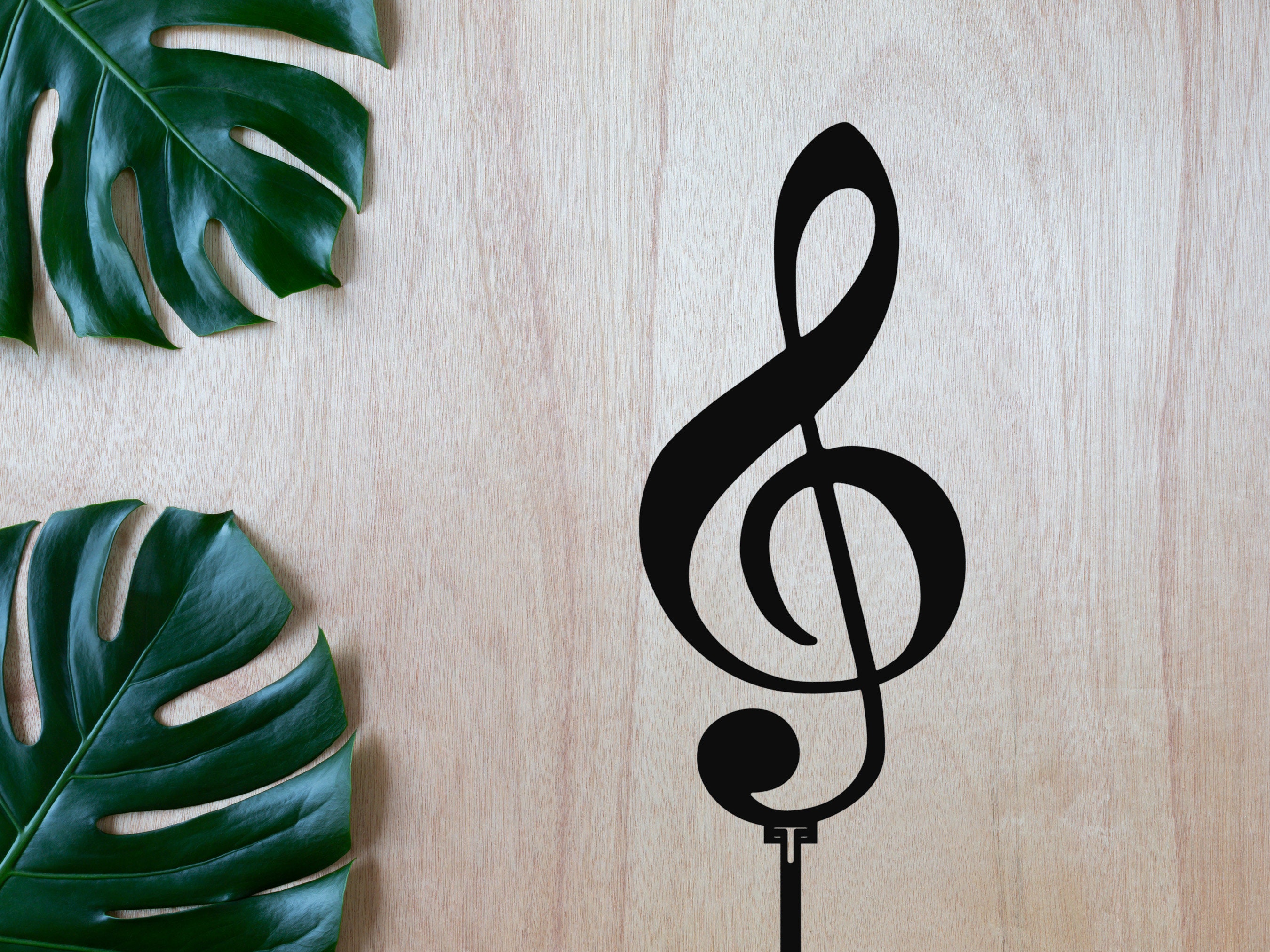 Musical Note Indoor Houseplant Trellis or Decoration 3D - Etsy