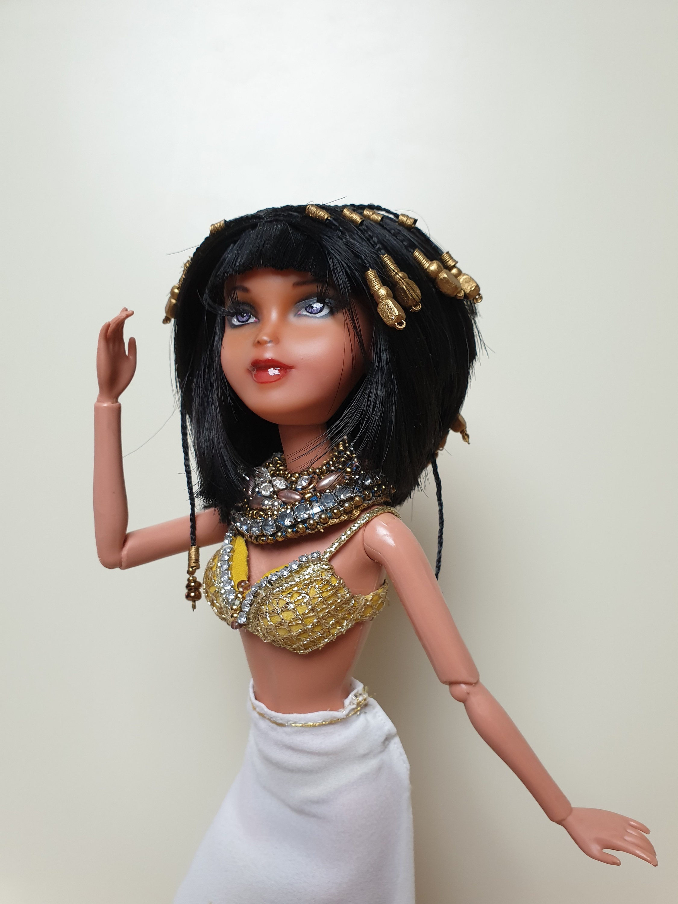OOAK Doll Cleopatra Repaint Doll Original Art Custom - Etsy
