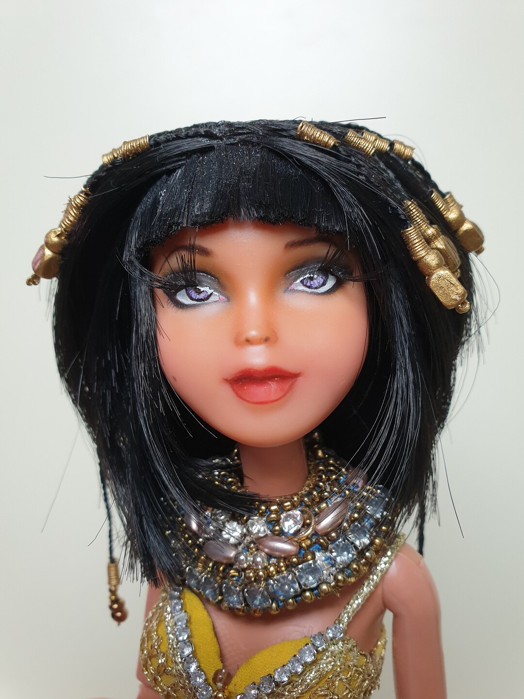 OOAK Doll Cleopatra Repaint Doll Original Art Custom - Etsy