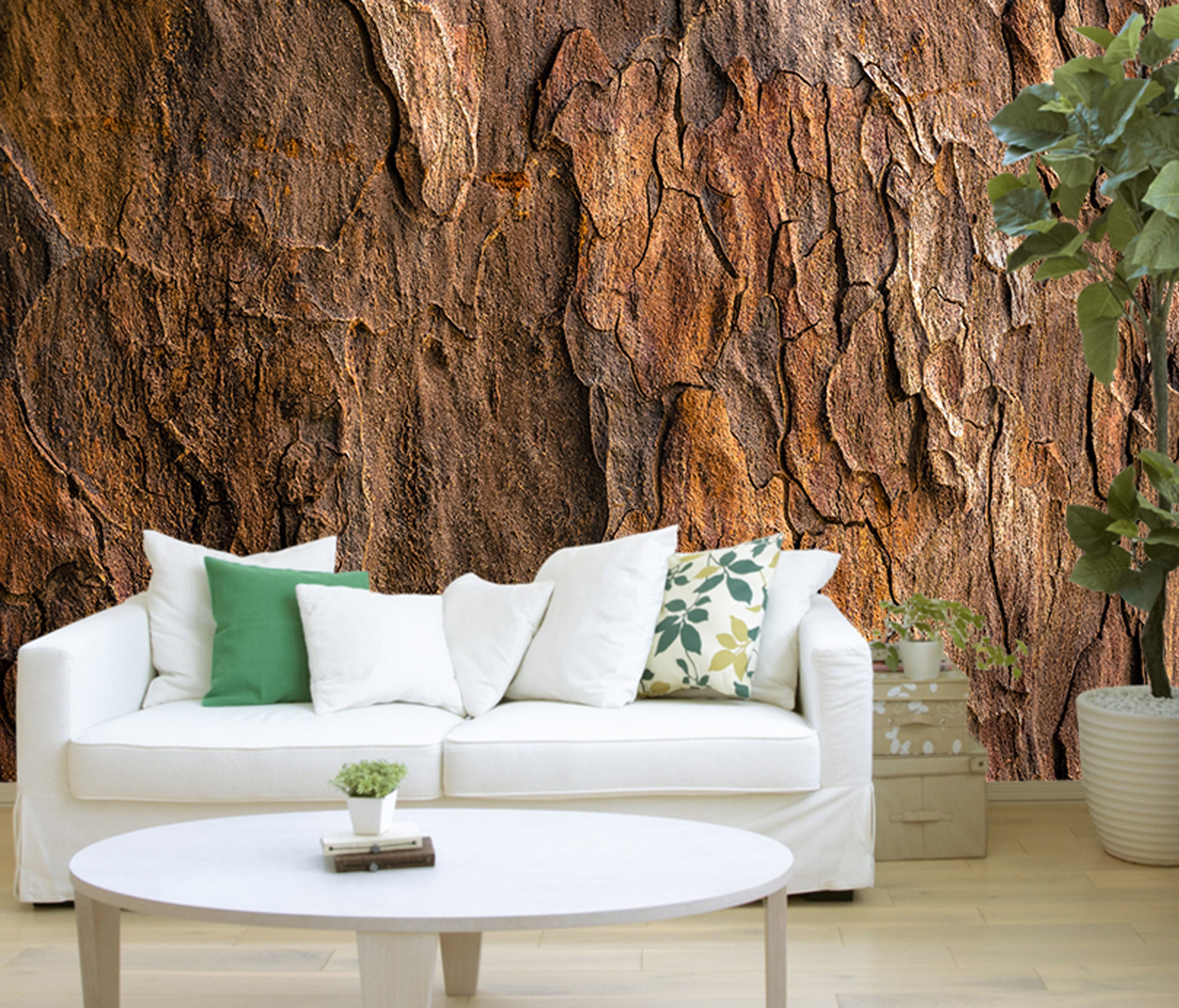 Tree Bark Image Digital Print Wallpaper Self Adhesive Wall - Etsy UK