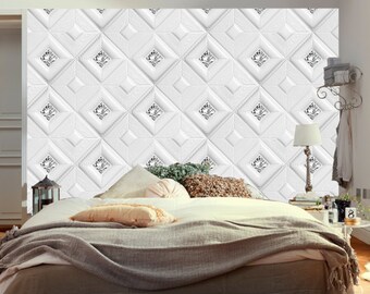 White 3d Wallpaper | Etsy