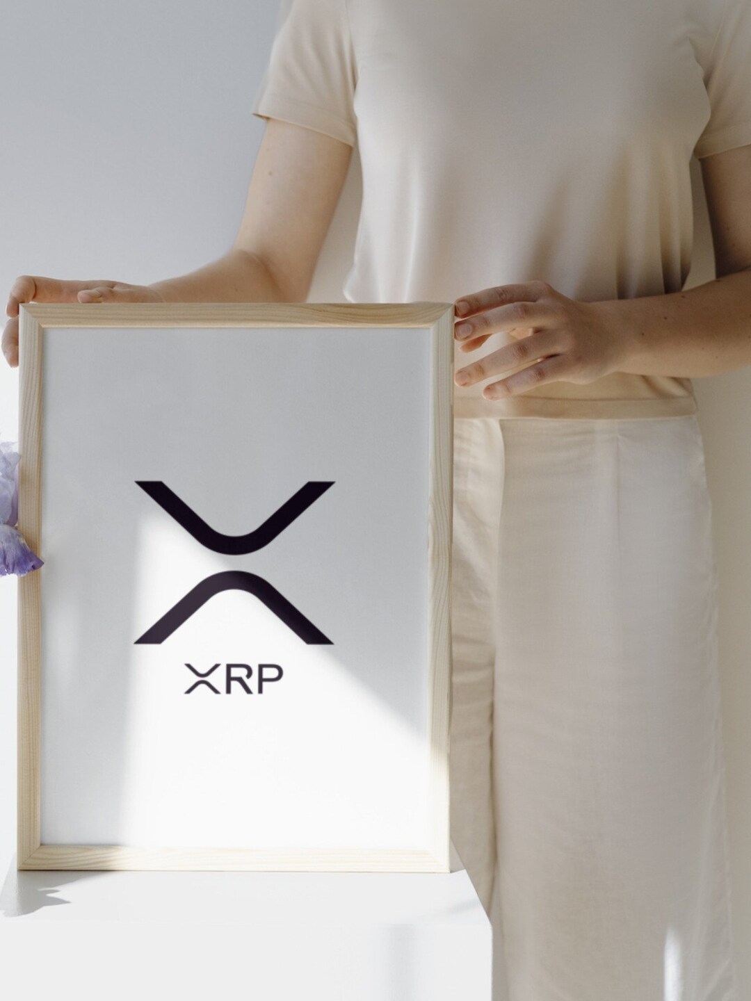 XRP Logo Digital Poster Minimalistic Black and White Art. - Etsy