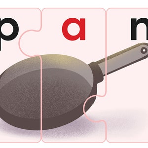 Printable Phonics CVC Jigsaw Puzzles | Busy Binder Activity (28 Puzzles ...