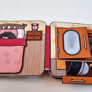 DIY Happy Farm Busy Book - Printable Paper Dollhouse, Activity Book ...