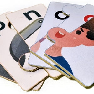 Printable Phonics CVC Jigsaw Puzzles | Busy Binder Activity (28 Puzzles ...