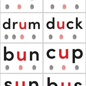 Printable Illustrated CVC Words Flash Cards | Teach Toddlers to Read ...