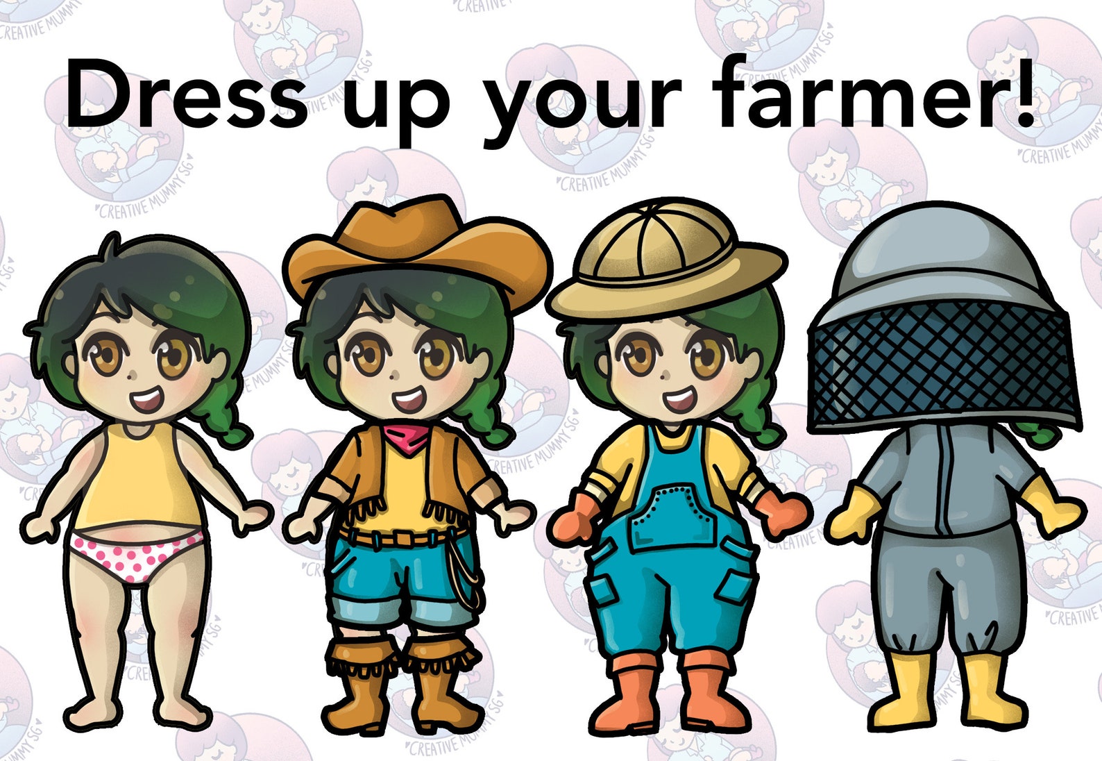 DIY Happy Farm Busy Book Printable Paper Dollhouse, Activity Book ...