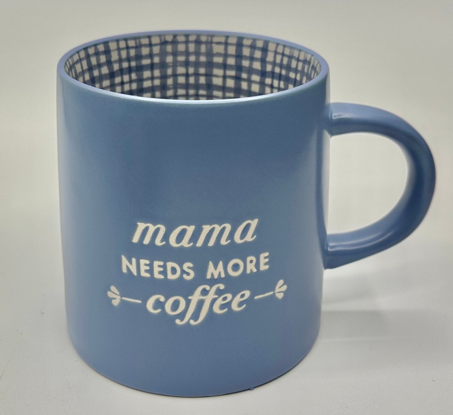 Mama Needs More Coffee Mug of a Dozen Soft Blue Roses Free Mother’s Day ...