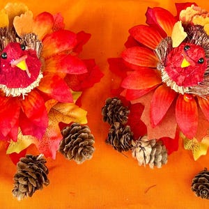 Turkey Duo Thanksgiving Centerpiece - Etsy