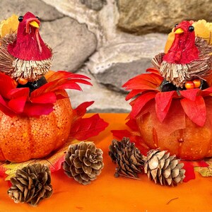 Turkey Duo Thanksgiving Centerpiece - Etsy