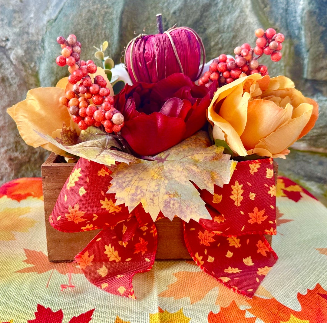 Colorful Fall Peonies and Berries Garden - Etsy