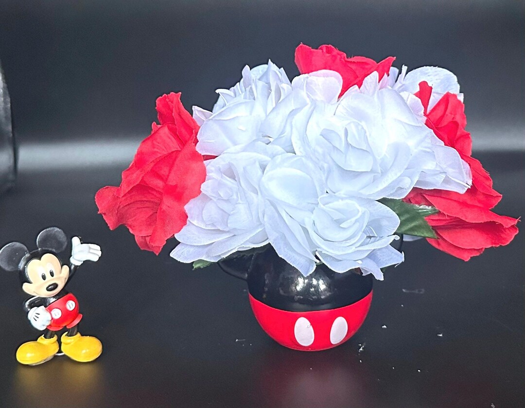 Mickey Mouse Rose Bouquet - Etsy