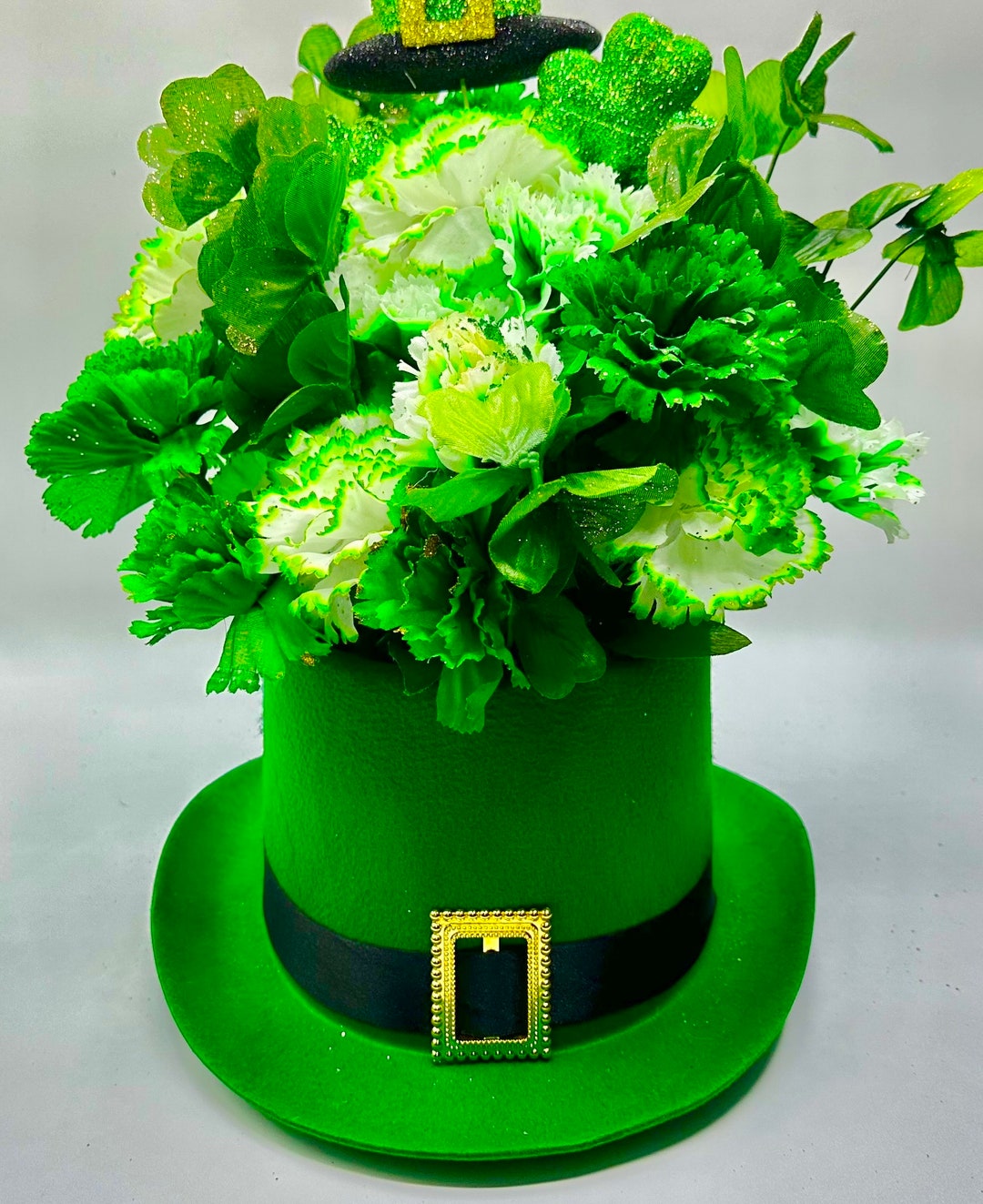 Leprechauns Top Hat St. Patricks Day Bouquet - Etsy