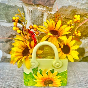Sunflower Handbag Bouquet - Etsy