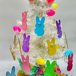 Peeps Bunny Tabletop Tree Decorations Shown in Picture Are Included ...