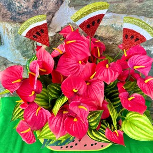 Fun Watermelon Tropical Arrangement - Etsy