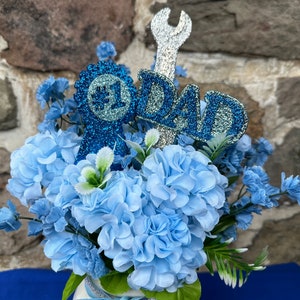 Blue Hydrangea Bouquet for #1 Dad PROMO CODE: FATHERSDAY50OFF - Etsy