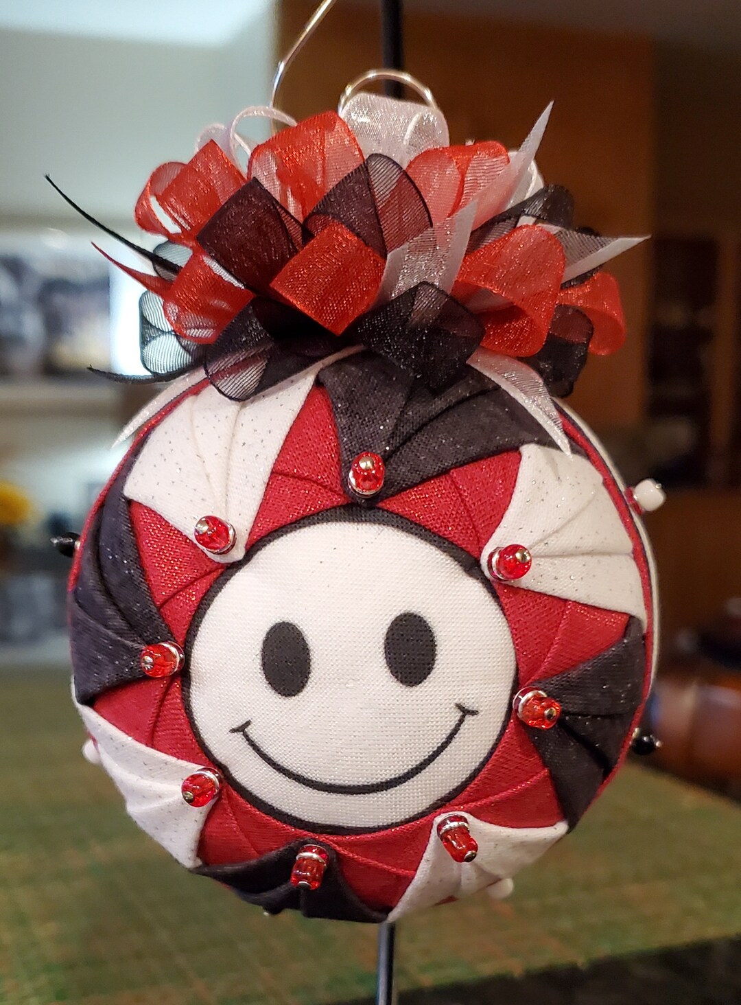 Smiley Face/peace Sign Ornament - Etsy