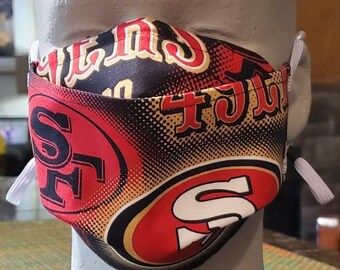 San Francisco 49ers Face Mask | Etsy