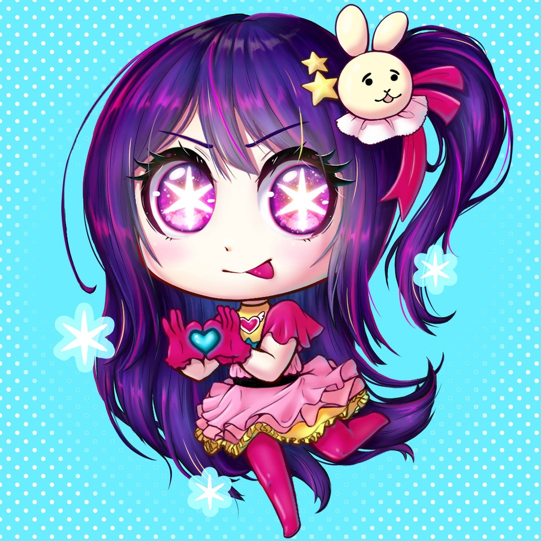 Oshi No Ko Anime Ai Hoshino Vinyl Sticker - Etsy