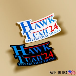 Hawk Tuah Vinyl Sticker Decal, High QUALITY Cars, Diesel Trucks Windows ...