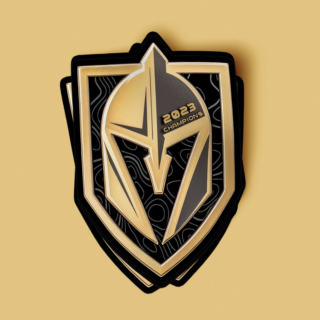 Vibrant Vegas Golden Knights Champion Decal 2023 Stanley Cup Stickers ...