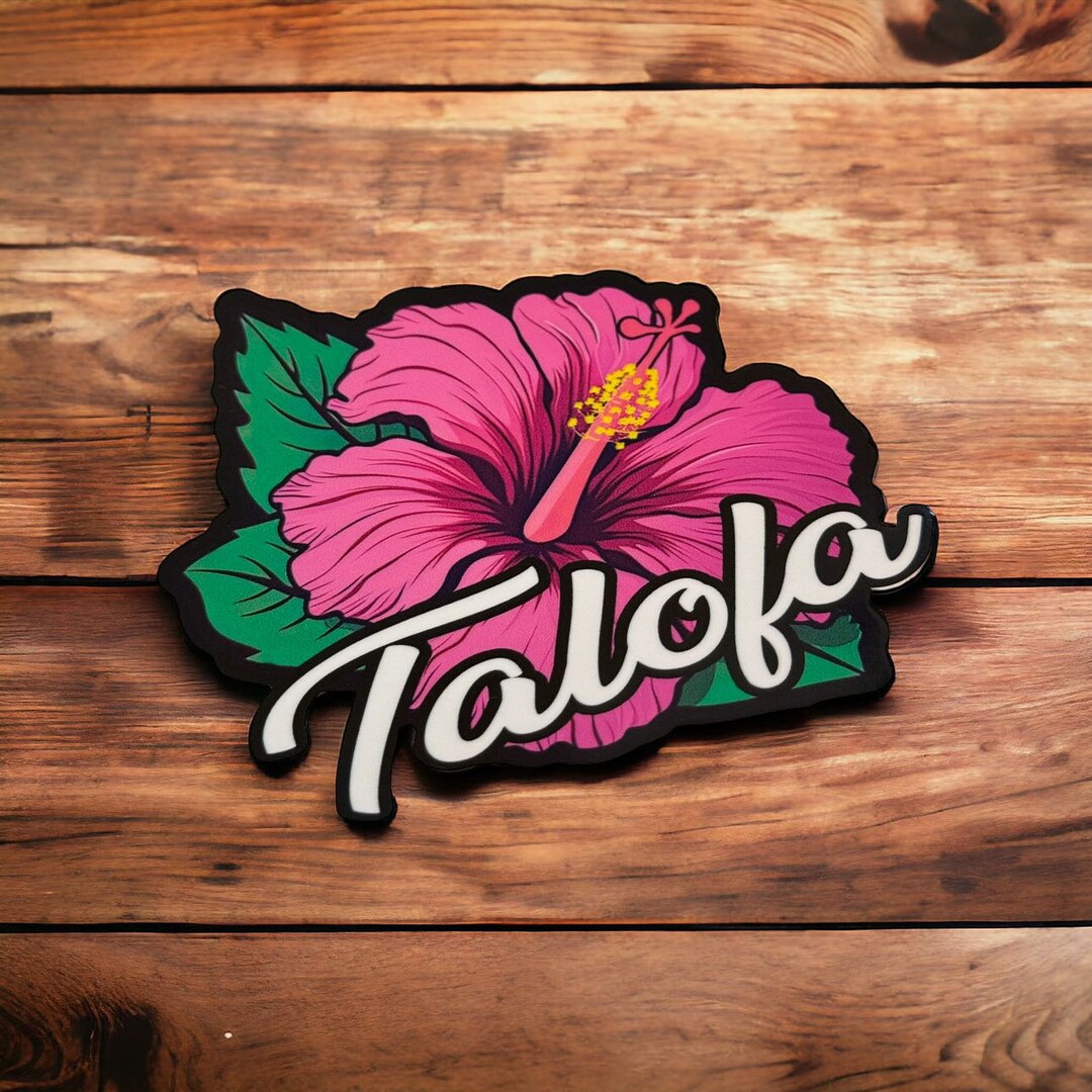 SAMOAN Flower Hibiscus Sticker - Talofa Sticker - Island of Samoa Car ...