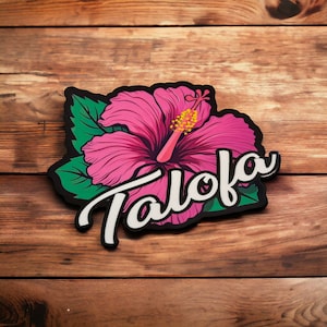 SAMOAN Flower Hibiscus Sticker - Talofa Sticker - Island of Samoa Car ...