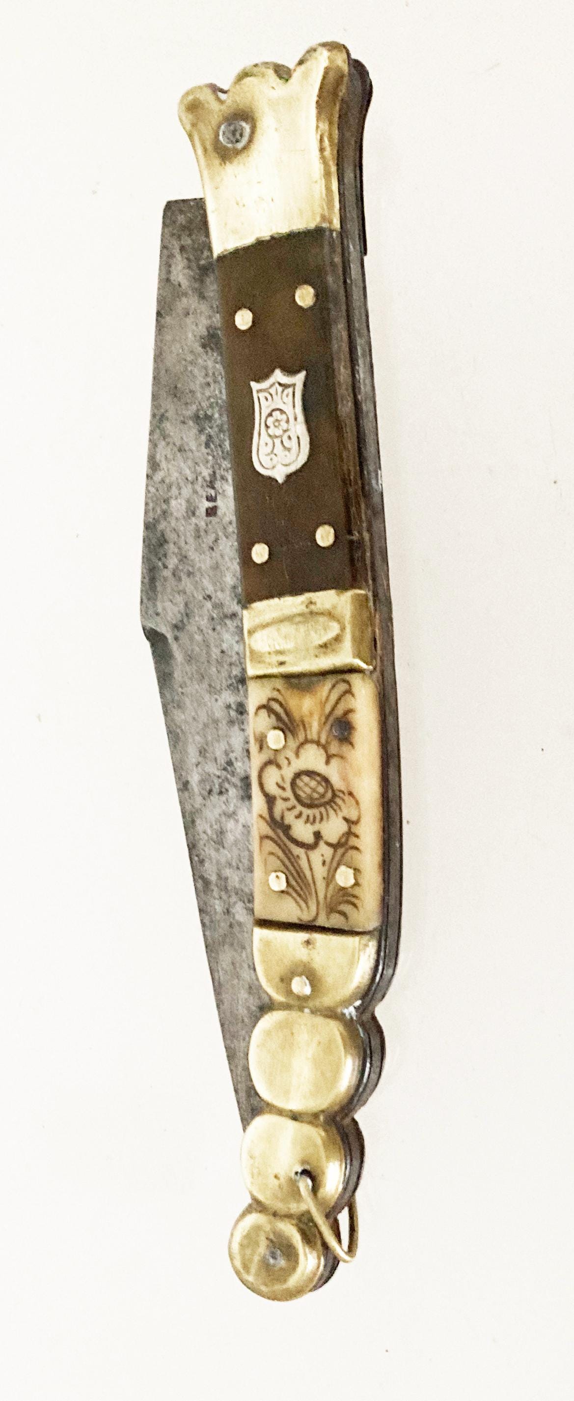 Antique Spanish Navaja Knife, 19th Century, 15.5 Cm Closed, Nice ...