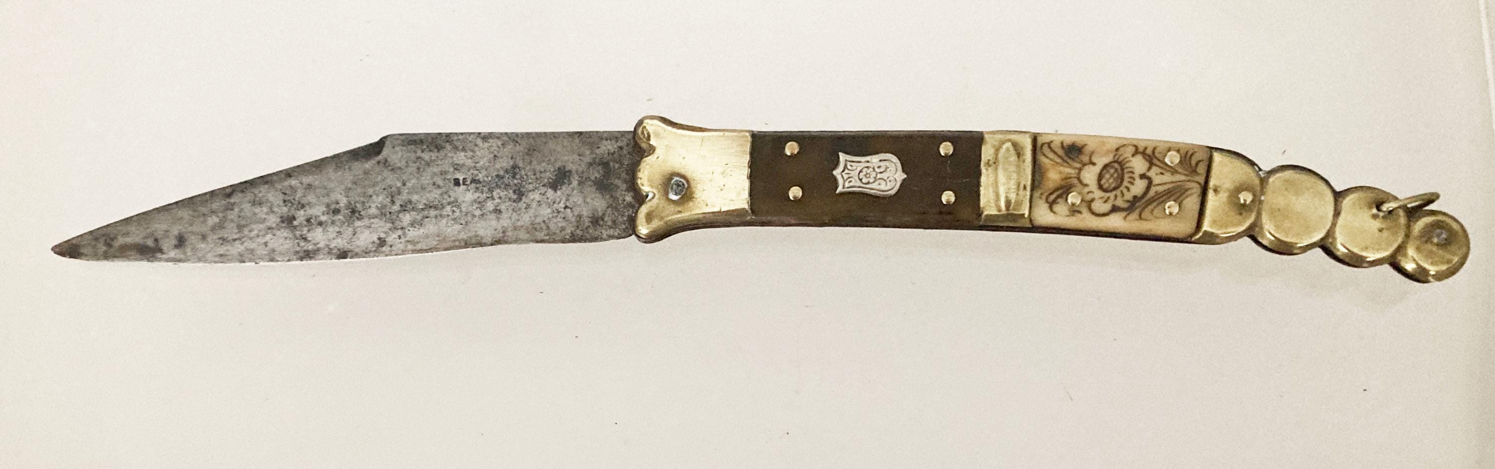 Antique Spanish Navaja Knife, 19th Century, 15.5 Cm Closed, Nice ...