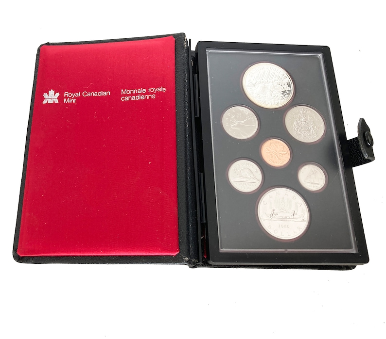 Royal Canadian Mint 1980 Proof Set 7 Coins - Etsy