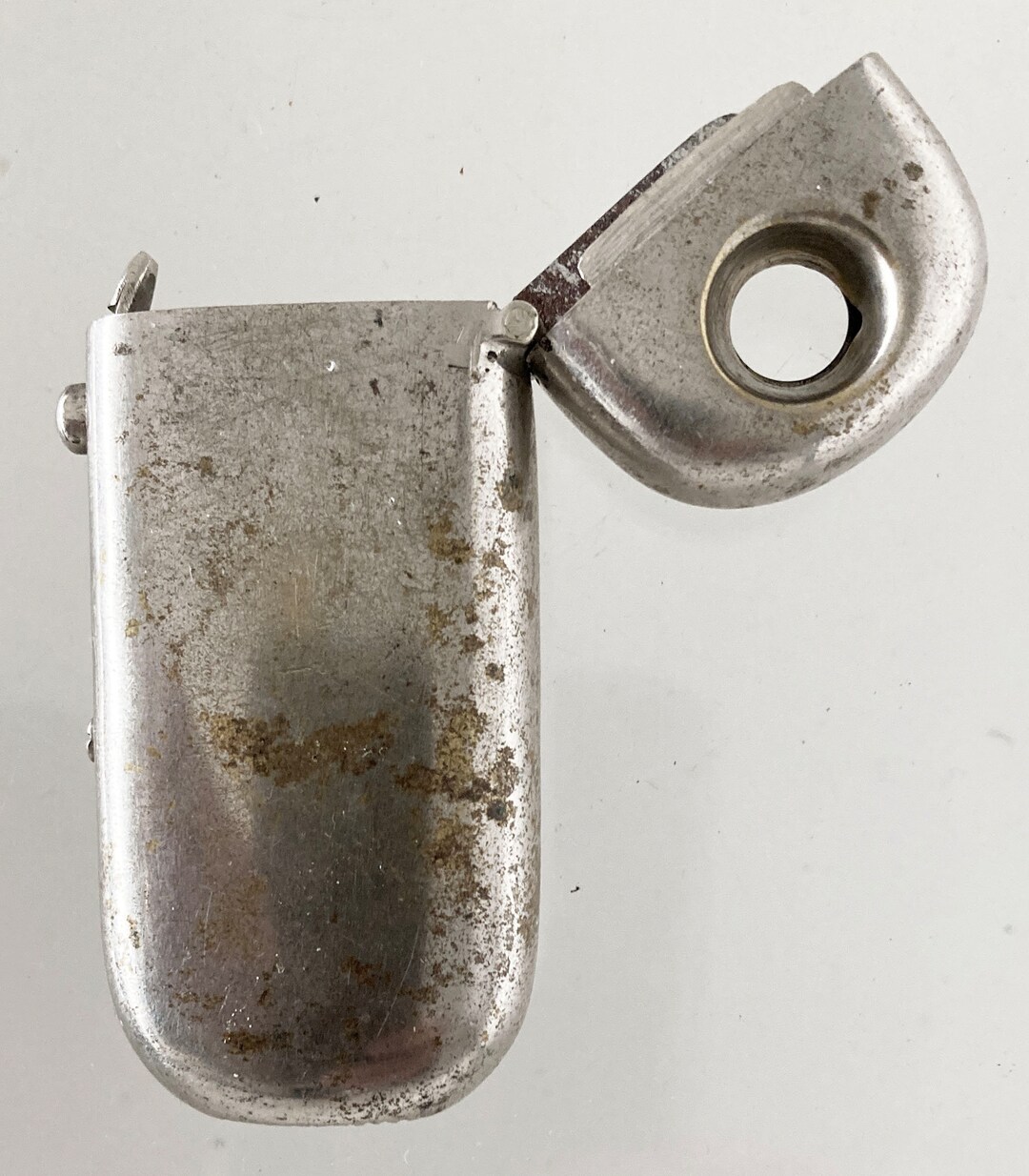 Match Safe and Cigar Cutter Combination, Antique, Vintage, Nickel ...