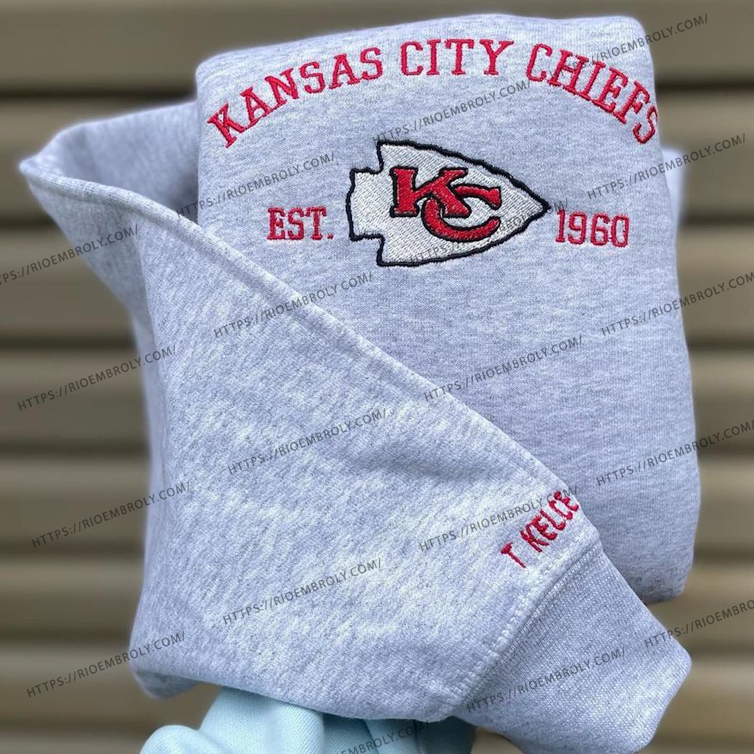 Kansas City Chiefs Personalized Embroidered Top - Etsy