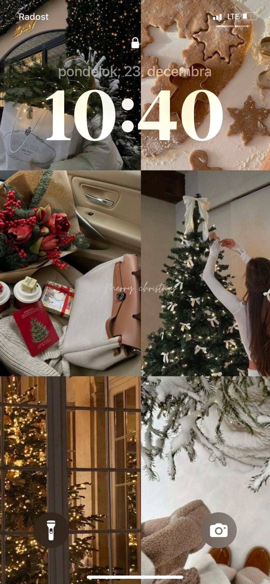 Christmas Vision Board Christmas Wallpaper - Etsy