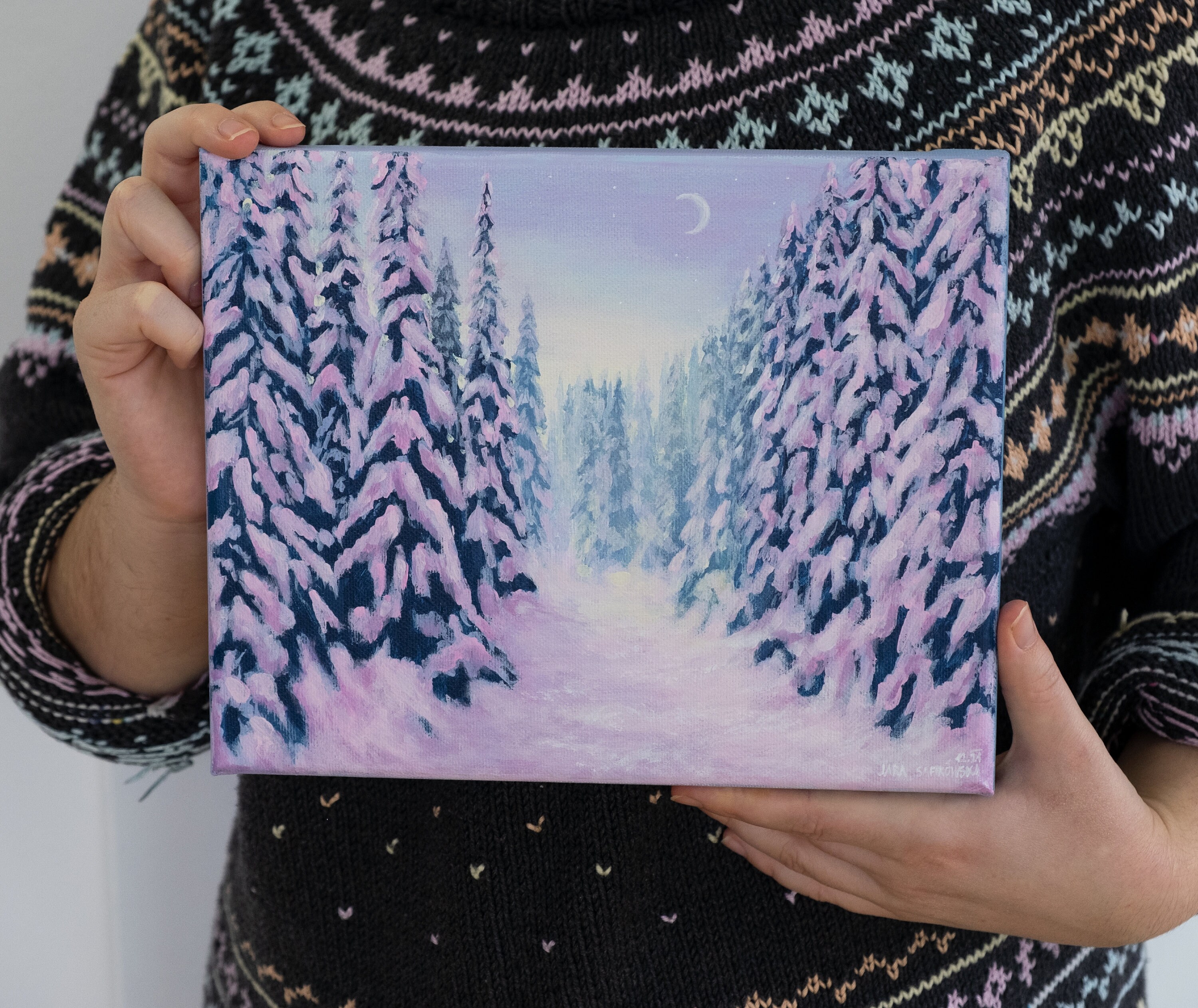 Sweven in Pink - Original Acrylic Painting - Etsy